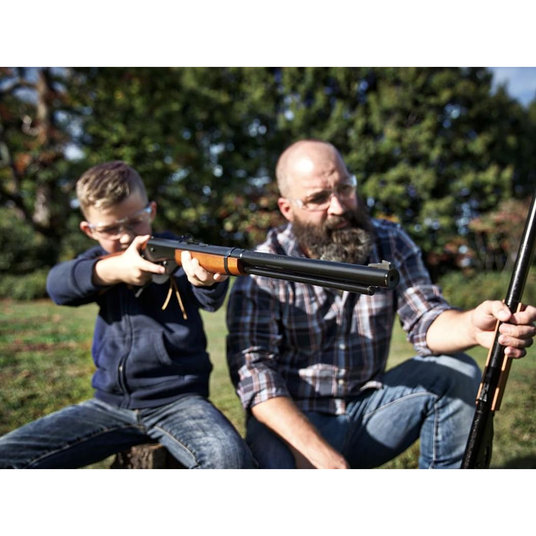 Daisy Red Ryder .177 Cal Bb Gun - Lever Action, Wood Stock - Two ...
